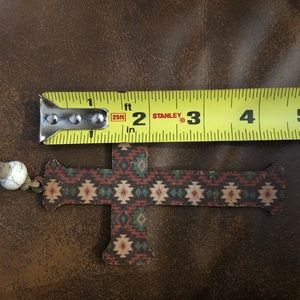 Turquoise Haven | Jewelry | Large Leather Aztec Cross On Suede | Poshmark